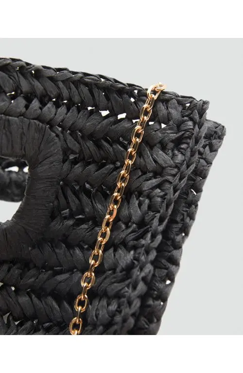 Mango Natural Fiber Clutch