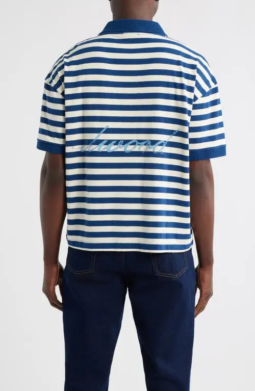 ELWOOD Trademark Stripe Polo