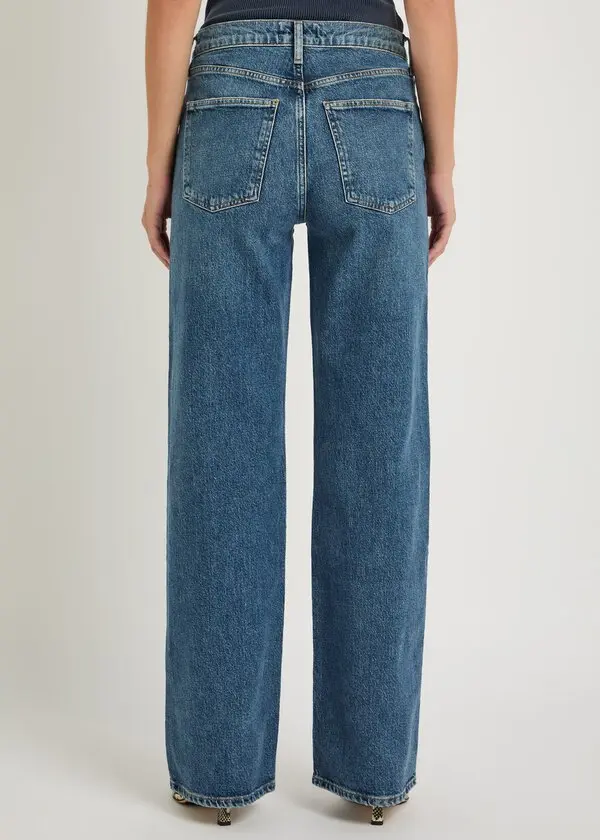 AGOLDE Harper Straight-leg Jeans - Dark Blue