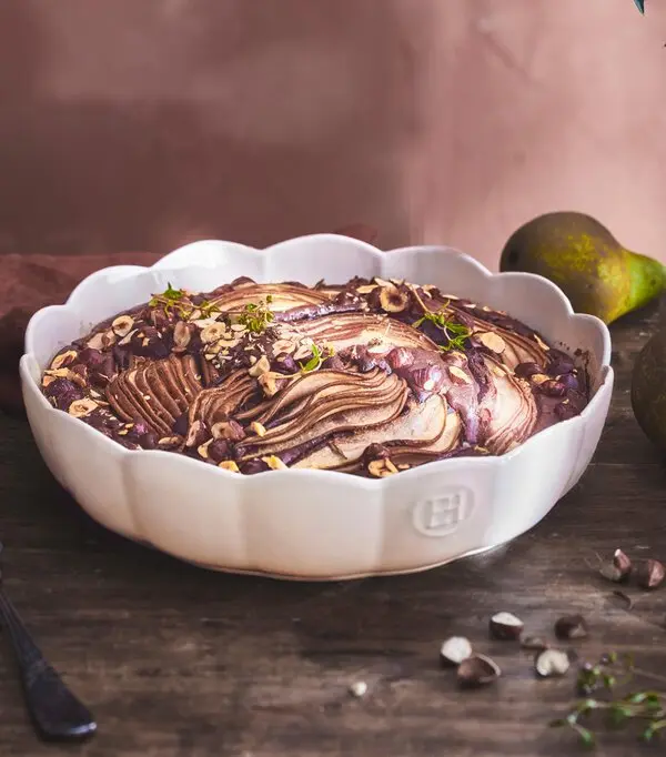 EMILE HENRY Ceramic Madeleine Round Baking Dish - Neutral