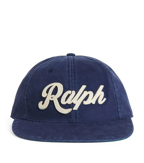 Ralph Lauren Embroidered Logo Baseball Cap - Navy