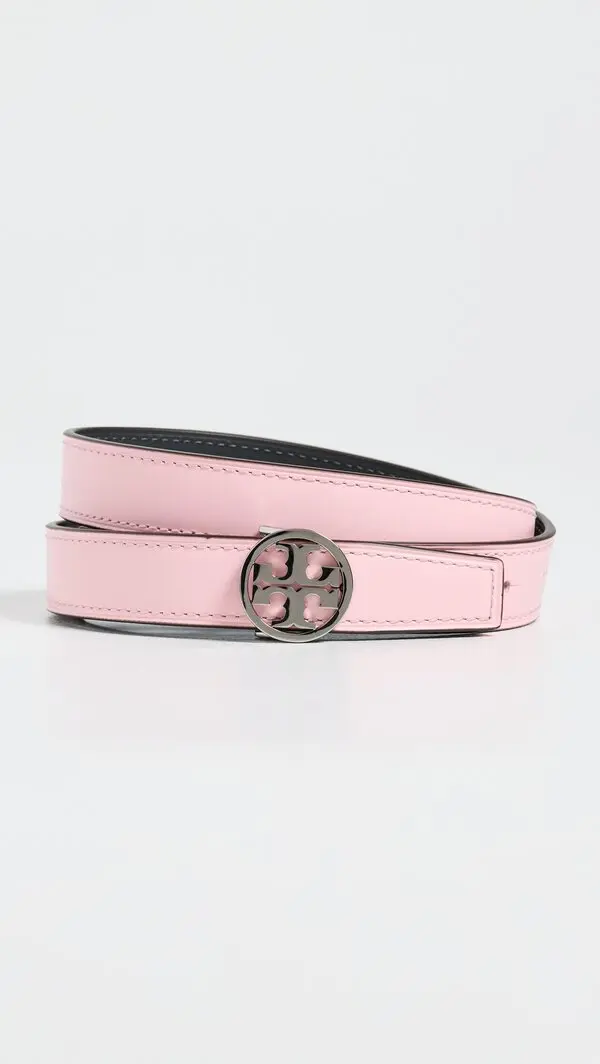 Tory Burch Miller Reversible Belt - True Pink