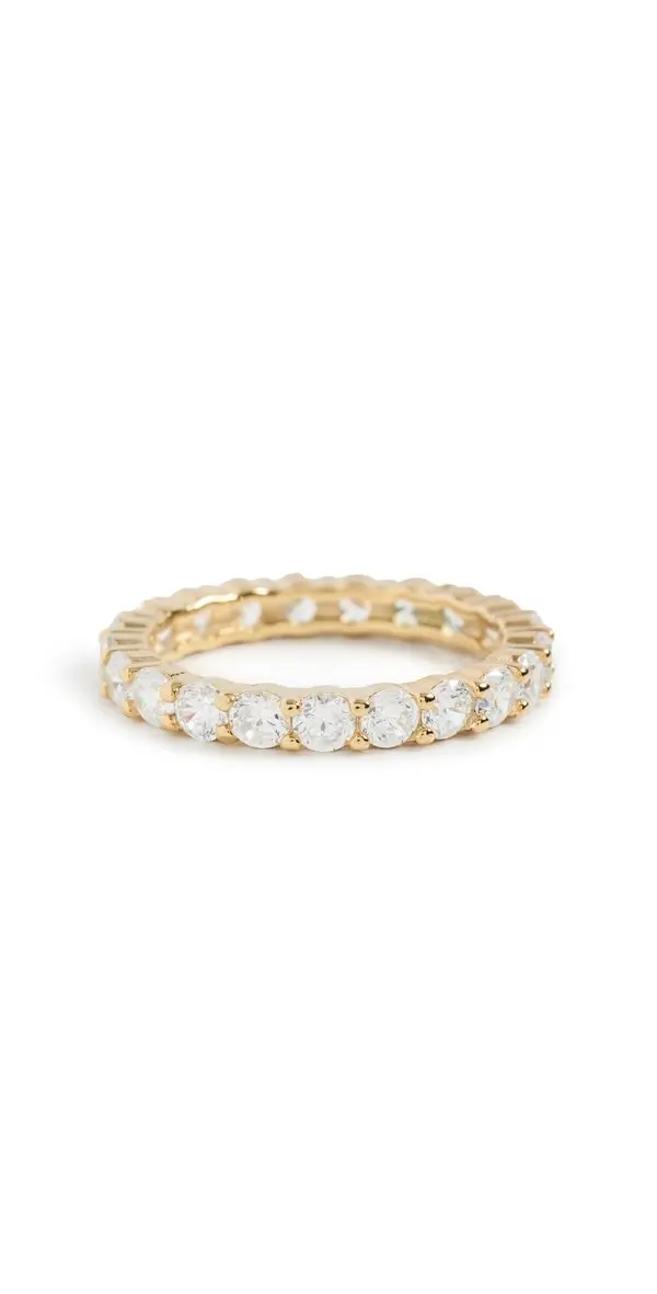 Shashi Eternity Band Ring - Gold