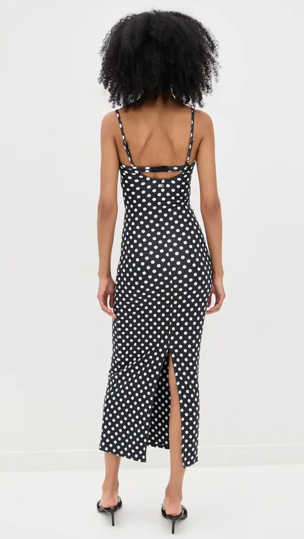 Miaou Florence Polka Dot Maxi Dress