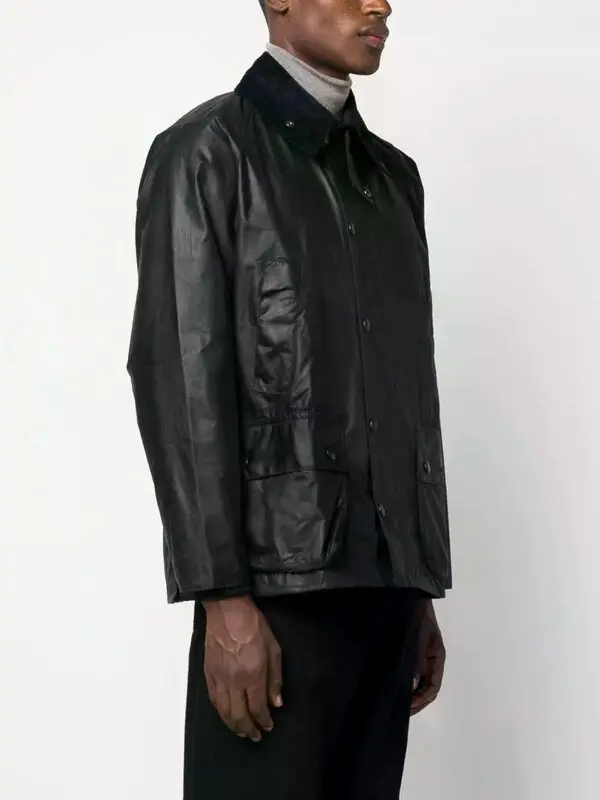 Barbour Bedale Waxed Cotton Jacket - Blue