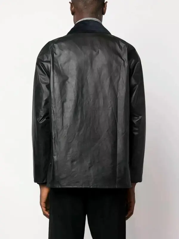 Barbour Bedale Waxed Cotton Jacket - Blue