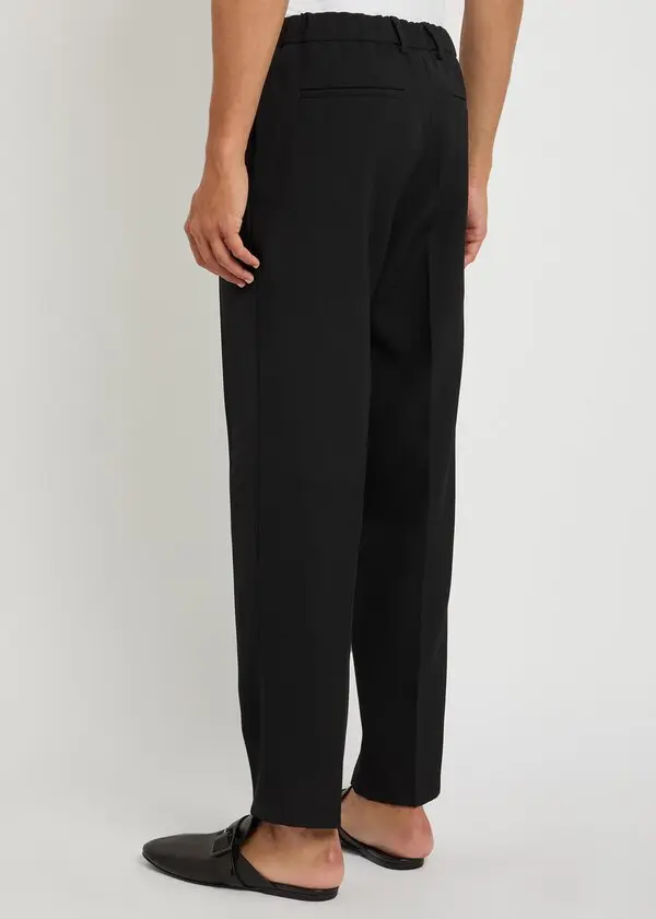 JIL SANDER Sharp Garbardine Wool Trousers