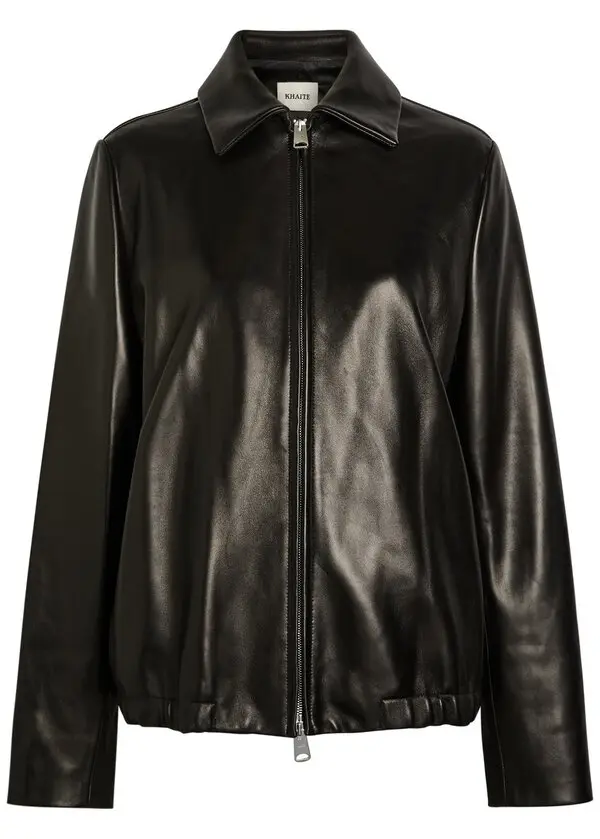 Khaite Jackson Leather Jacket