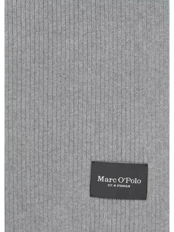 Marc O'polo Ribbed-knit Scarf - Grey