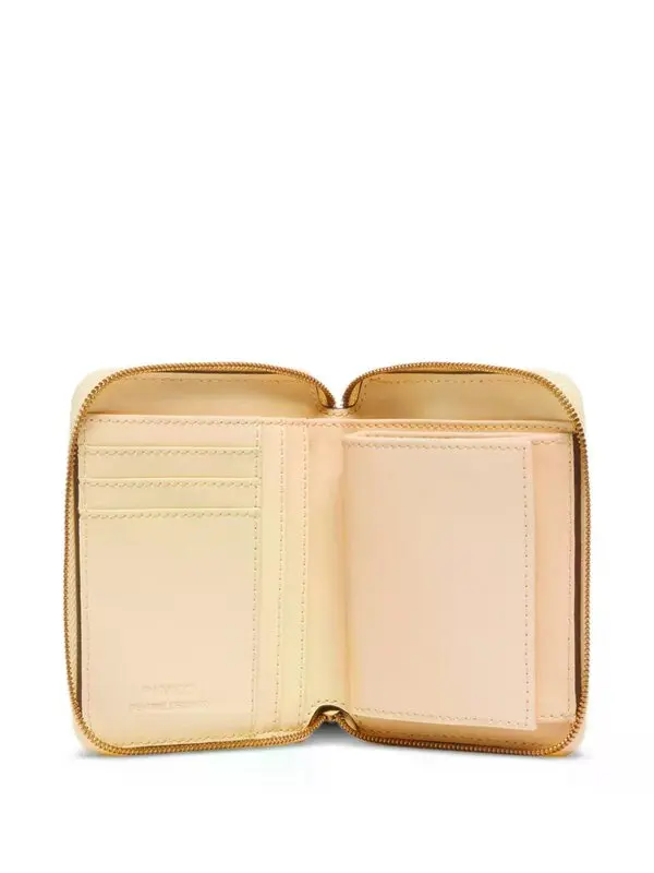 Pinko Chevron-quilted Zipped Wallet - Neutrals