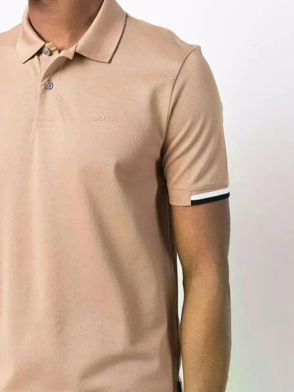 BOSS Stripe-trimmed Polo Shirt