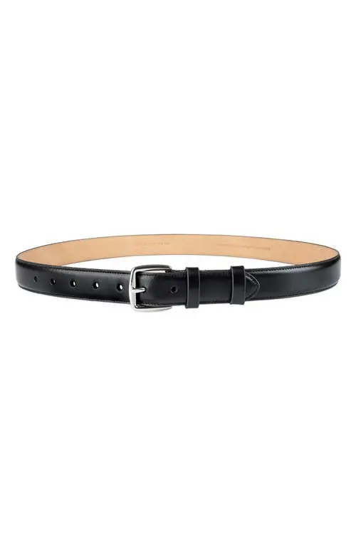 Cole Haan Feather Edge Leather Belt - Black