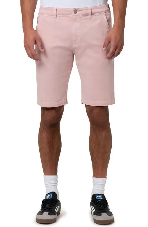 MAVI Noah Stretch Twill Flat Front Shorts - Flamingo Casual Twill