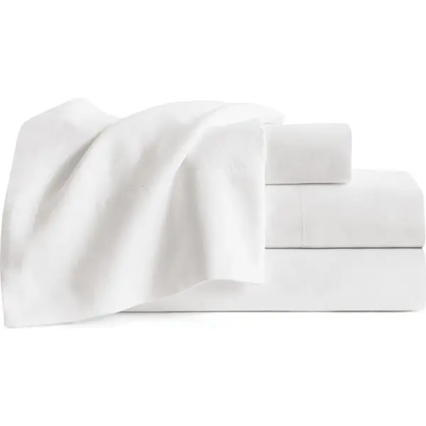 Dkny 425 Thread Count Sateen Sheet Set - Bright White