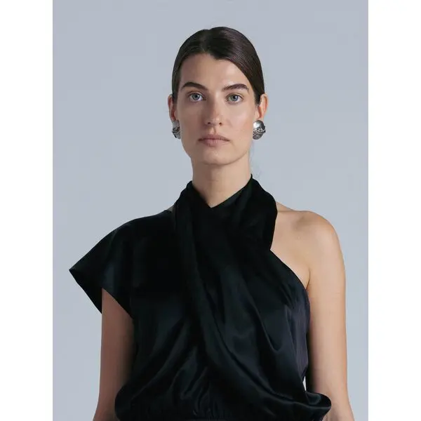 ALAS Danielle Silk Blouse - Black