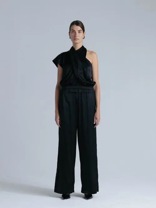 ALAS Danielle Silk Blouse - Black