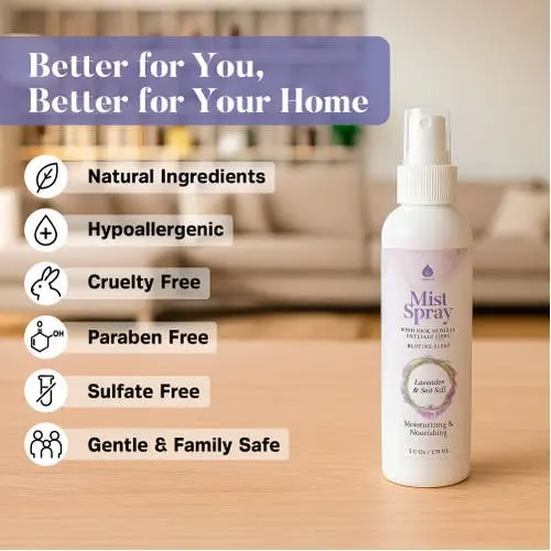PURSONIC Mist Spray With 100% Natural Oils-lavender