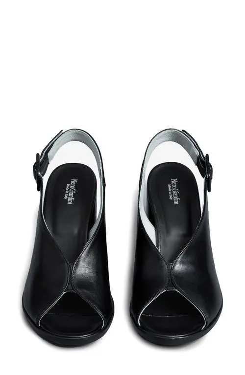 NEROGIARDINI Italian-leather Slingback Sandal