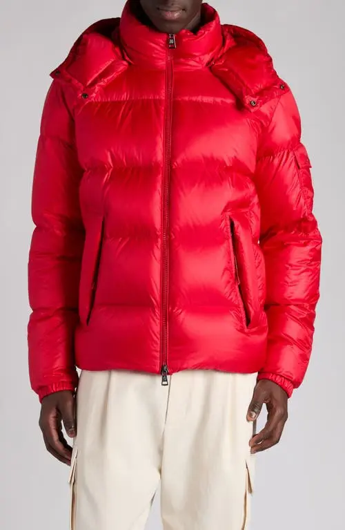 Moncler Couyere Down Puffer Jacket - Cherry Red