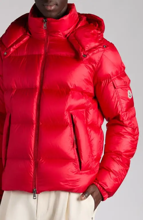 Moncler Couyere Down Puffer Jacket - Cherry Red