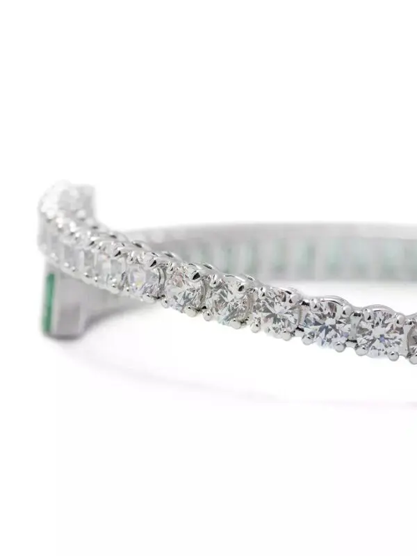 SWAROVSKI Matrix Crystal-embellished Bracelet - Silver