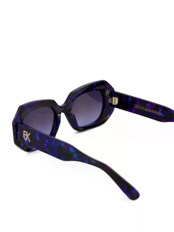 EMMANUELLE KHANH Geometric Frame Gradient Sunglasses
