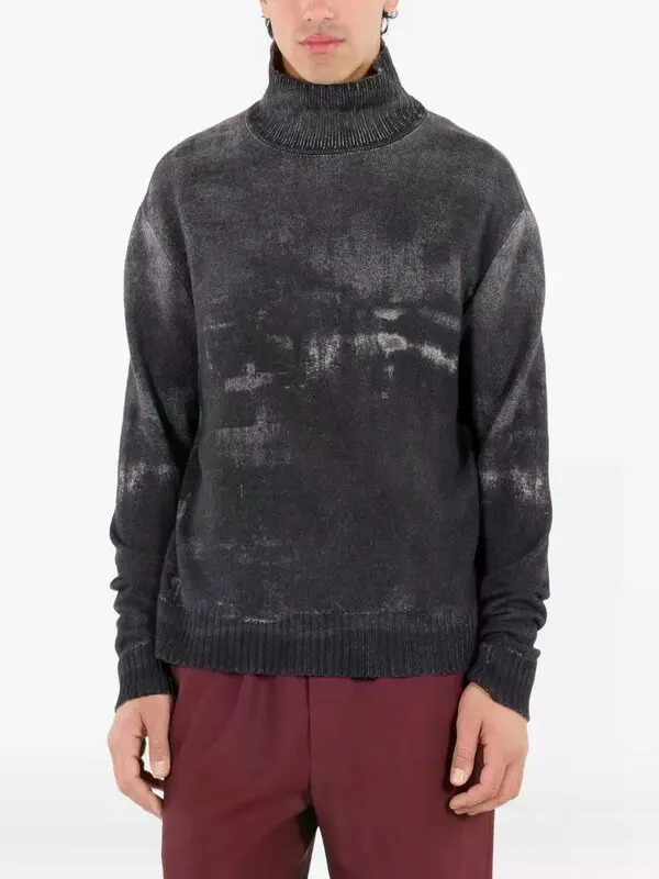 Roberto Cavalli Turtleneck Wool Sweater