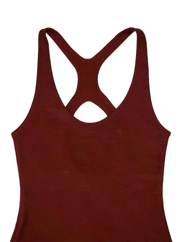 Gabriela Hearst Racer-back Silk Midi Dress