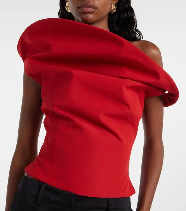 Magda Butrym Asymmetric Top - Red