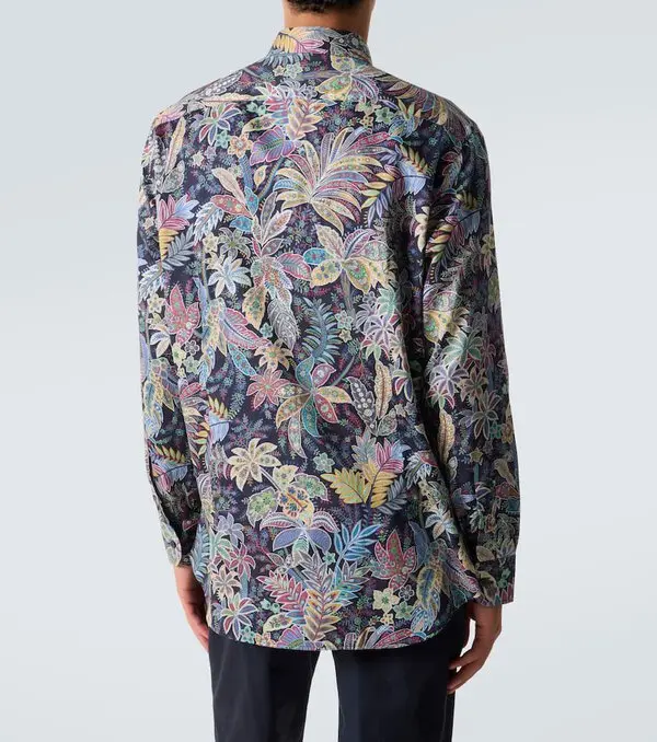 Etro Paisley Cotton Poplin Shirt