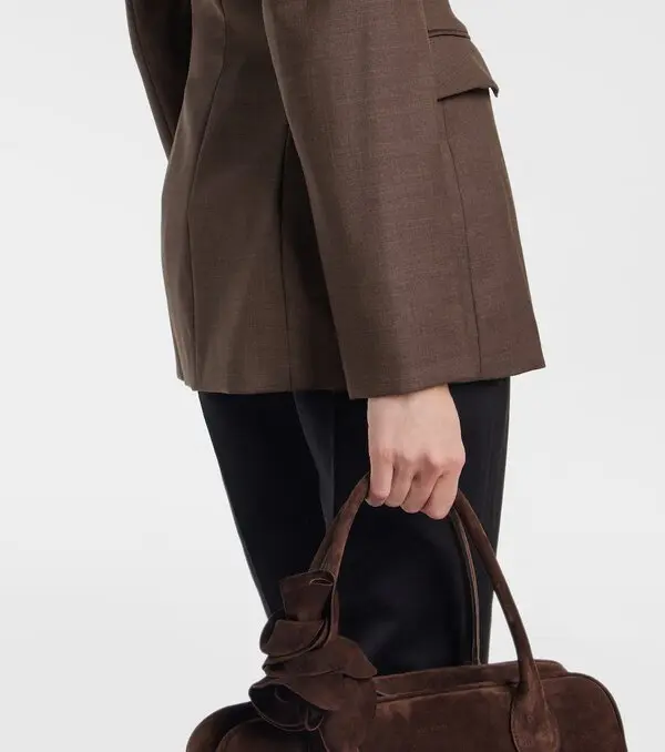 Magda Butrym Beige Wool Blazer - Brown