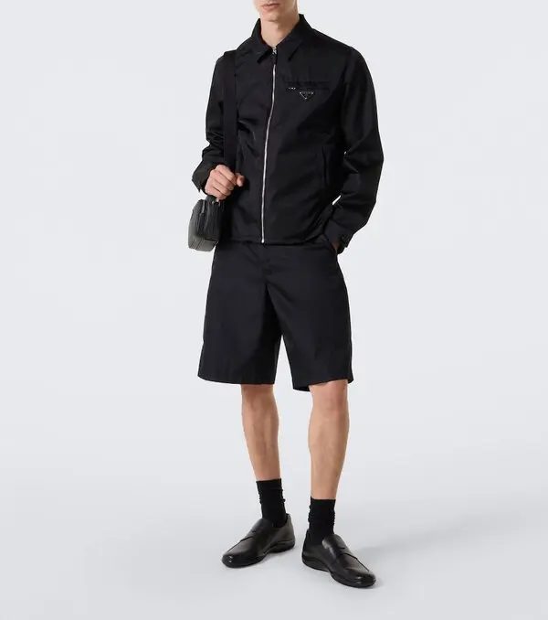 Prada Toblach Leather Penny Loafers
