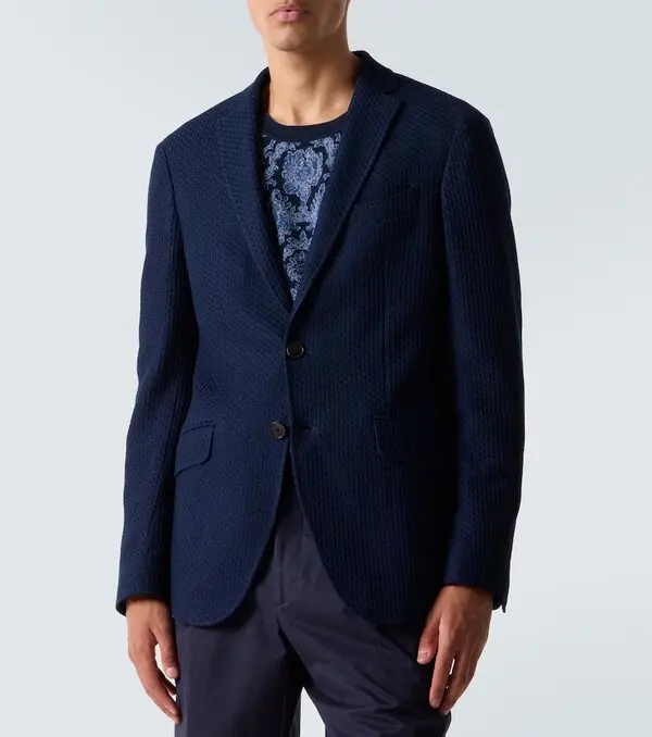 Etro Cotton Jersey Blazer