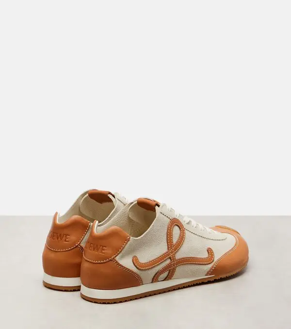 Loewe Ballet Runner 2.0 Suede Sneakers - Brown