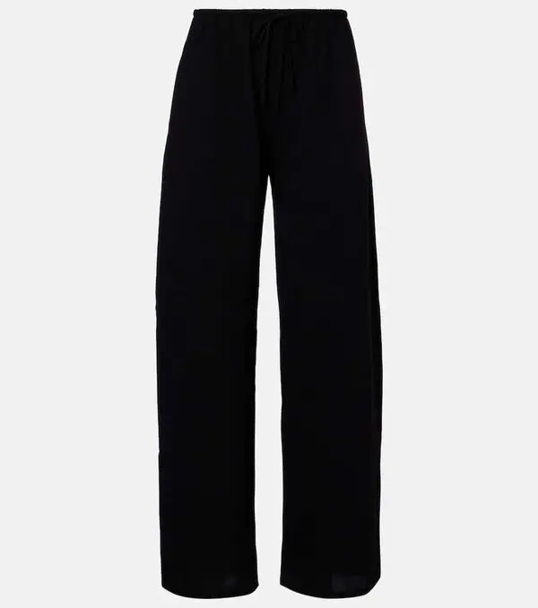 LESET Ari Crêpe Straight Pants