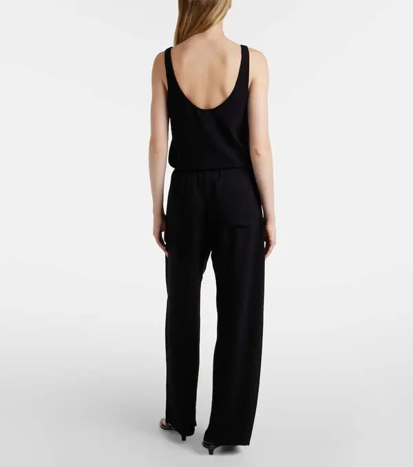 LESET Ari Crêpe Straight Pants