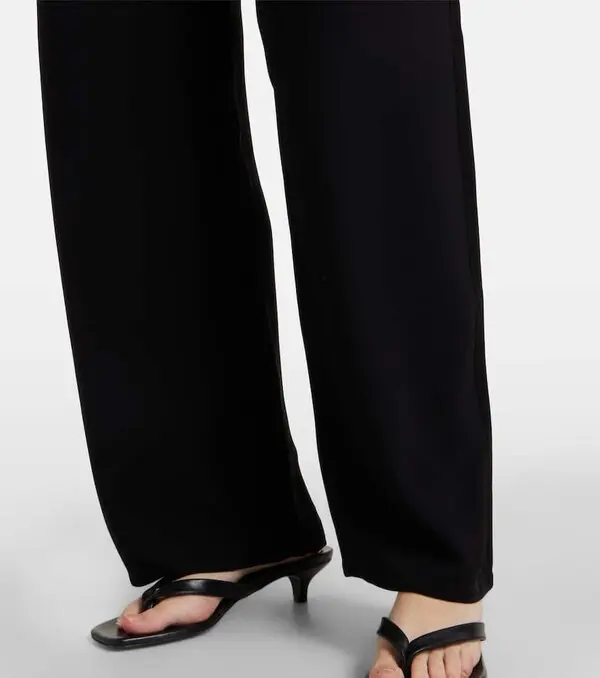 LESET Ari Crêpe Straight Pants