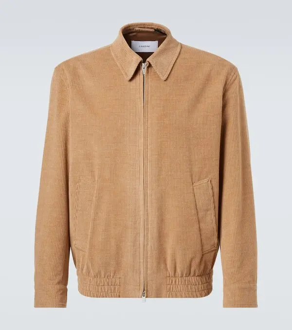 LARDINI Cotton And Alpaca Wool Corduroy Jacket