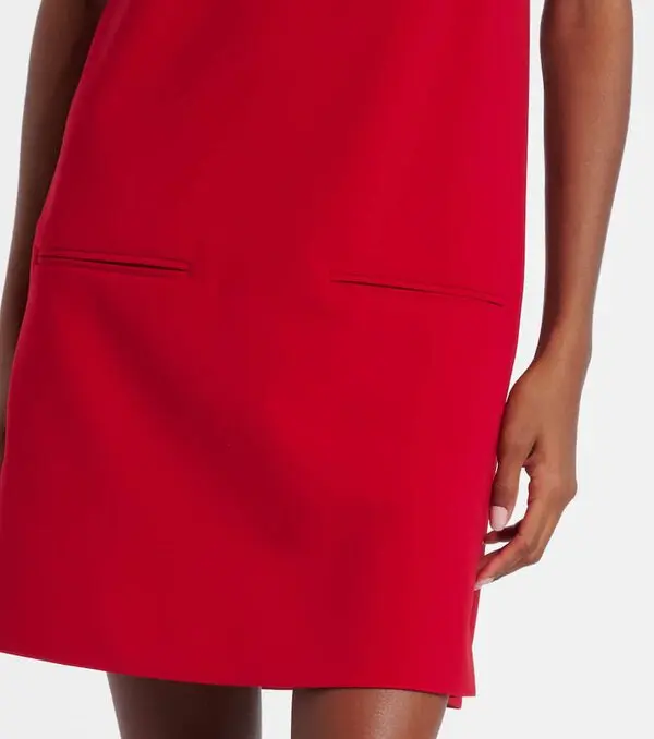 COURREGES Courrèges Heritage Halterneck Crêpe Minidress - Red