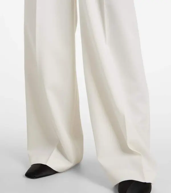RÓHE Wide-leg Wool-blend Pants
