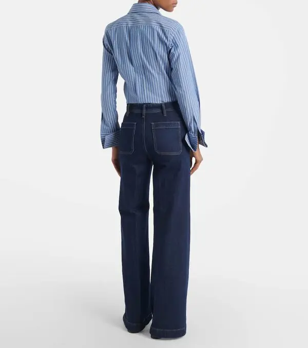 Polo Ralph Lauren High-rise Wide-leg Jeans - Blue