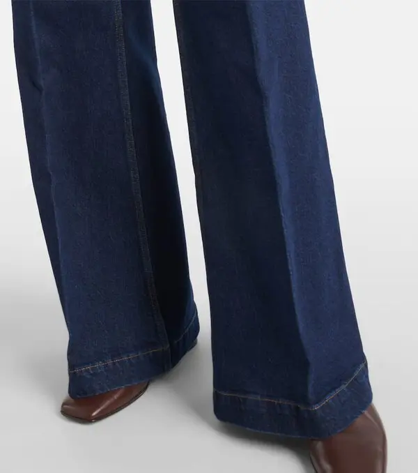 Polo Ralph Lauren High-rise Wide-leg Jeans - Blue