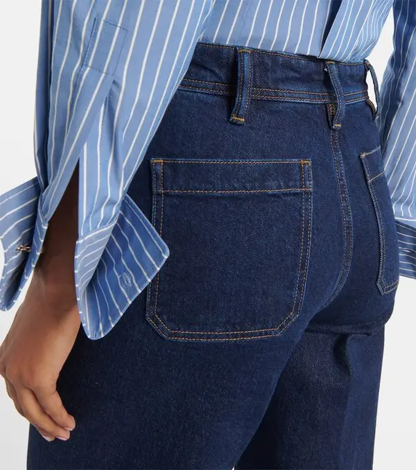 Polo Ralph Lauren High-rise Wide-leg Jeans - Blue