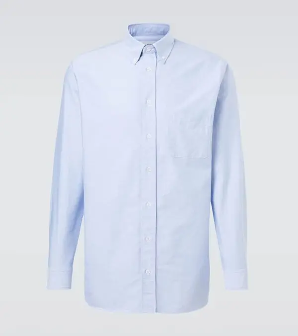 LARDINI Cotton Shirt - Blue