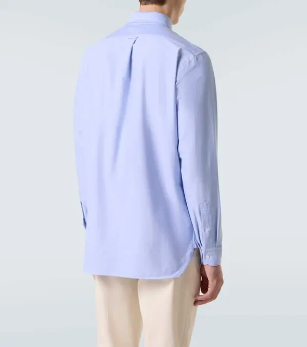 LARDINI Cotton Shirt - Blue