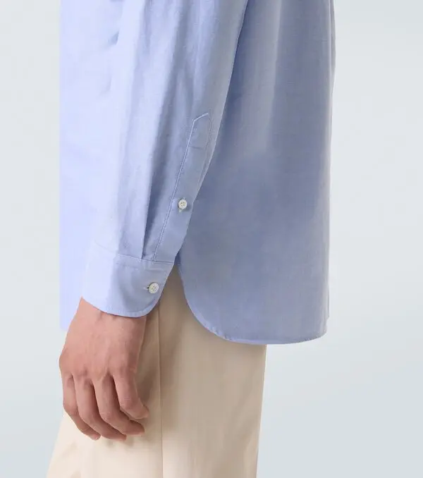 LARDINI Cotton Shirt - Blue