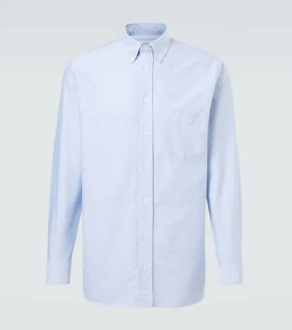 LARDINI Cotton Shirt - Blue