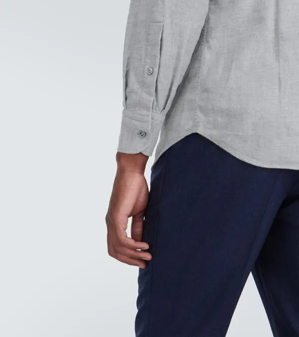 LARDINI Cotton Shirt - Grey