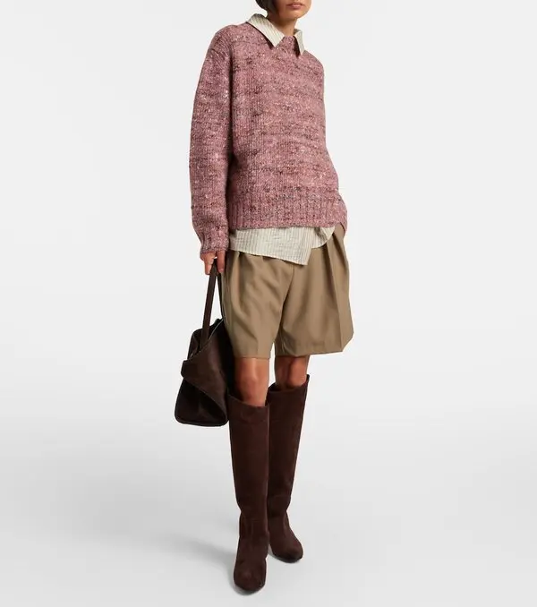 Le Monde Beryl Allegra Suede Knee-high Boots