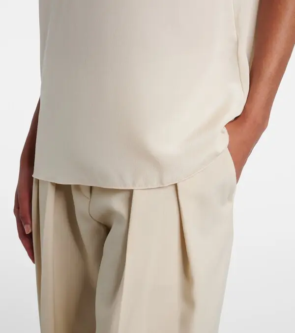 JOSEPH Rubin Silk T-shirt - White